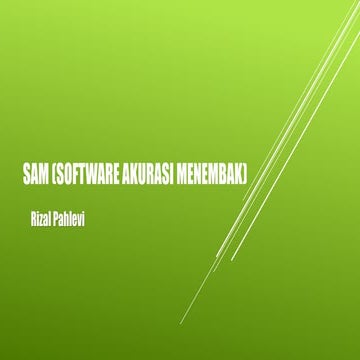 Sam (software akurasi menembak) | PPT