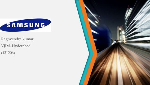 Samsung Powerpoint Template