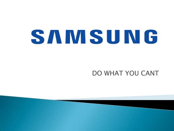 Samsung Electronics | PPT