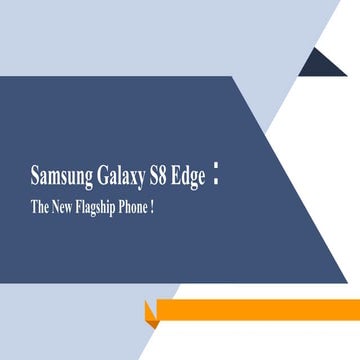 Samsung galaxy-s8-edge | PPT