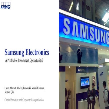 SAMSUNG case study finance corporate governance | PPTX