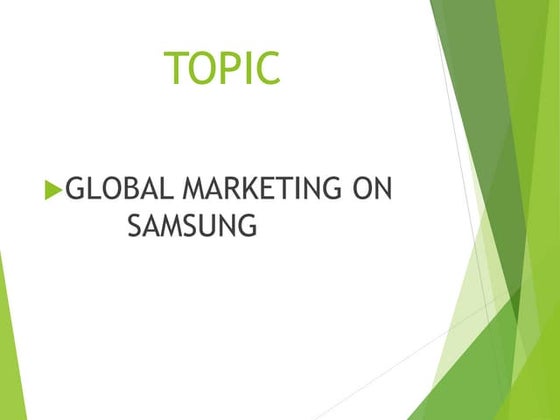 Samsung Segmentation Targeting And Positioning Ppt