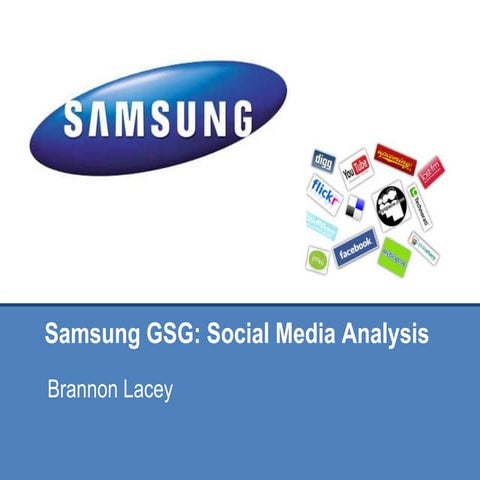 Samsung and Social Media | PPT