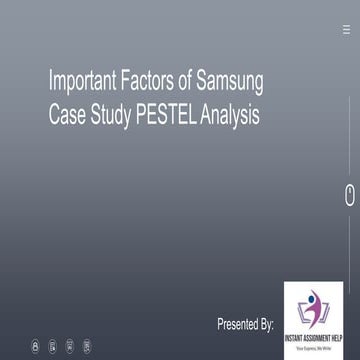 Important Factors of Samsung Case Study PESTEL Analysis | PPTX