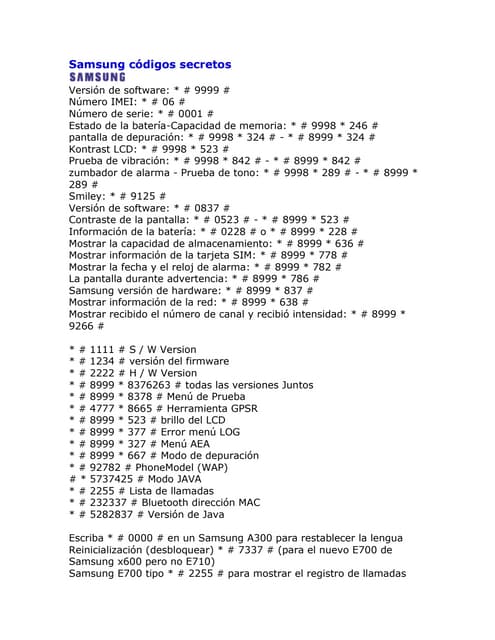 All nokia master codes | PDF