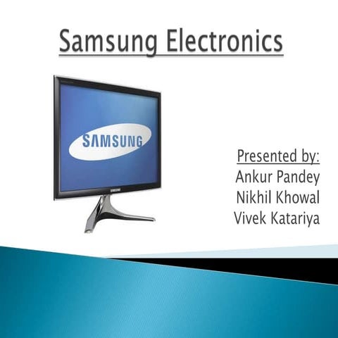 Samsung Company Presentation | PPTX