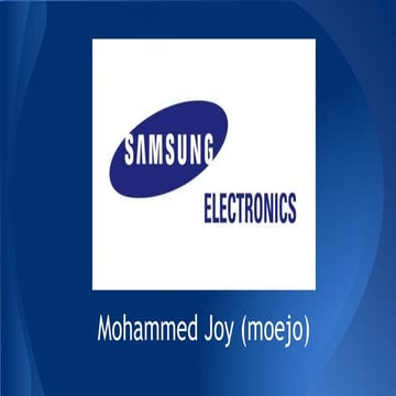 Samsung Electronics | PPTX