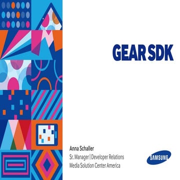 Samsung Gear SDK | PDF