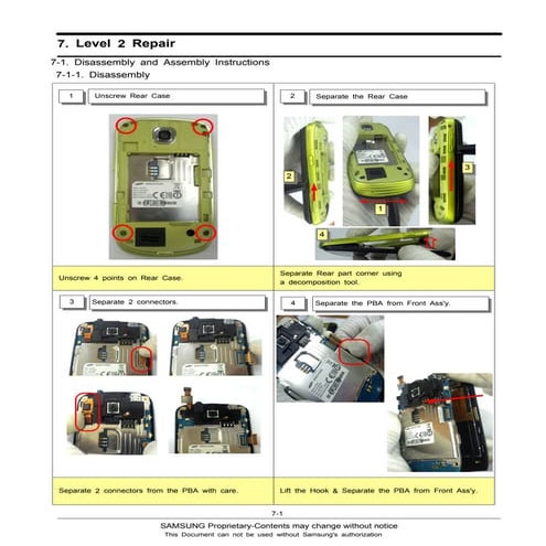 Samsung gt s5570 galaxy mini 07 level 2 repair - assembly and ...