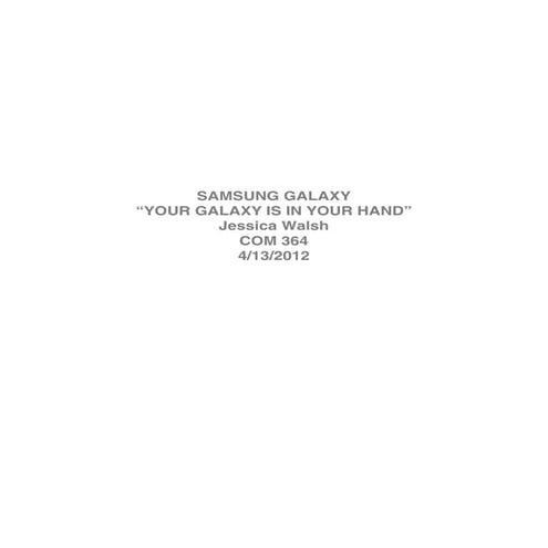 Samsung Galaxy | PDF