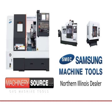 Samsung Machine Tools Product Line | PPTX