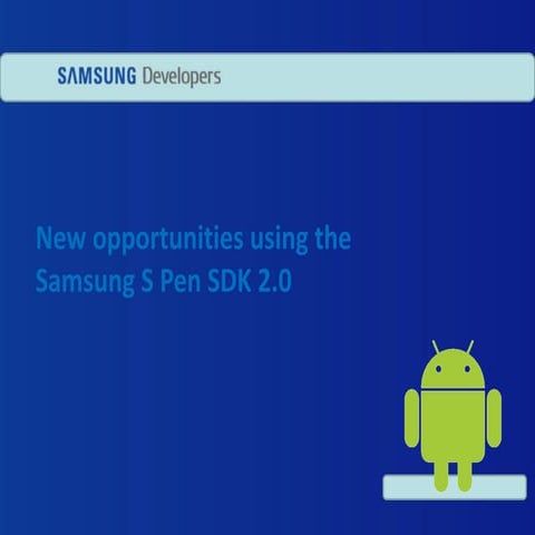 Pen SDK, Samsung | PPT
