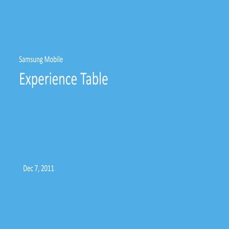 [Samsung table | PDF