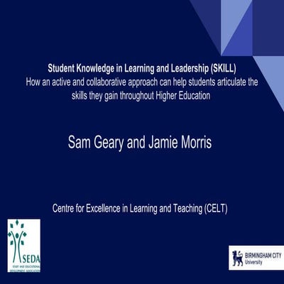 Student Knowledge in Learning and Leadership | PPTX