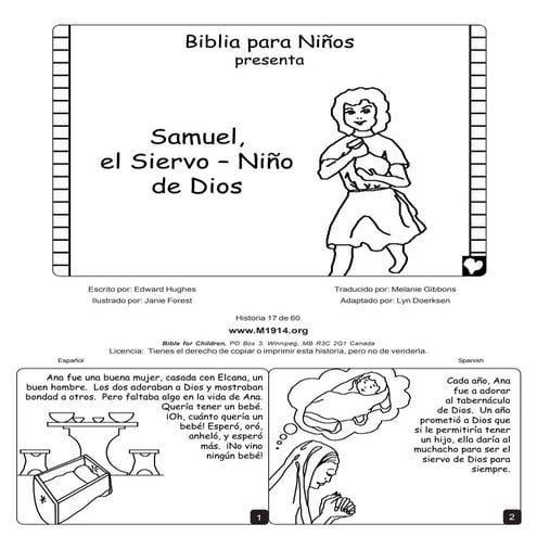 Samuel gods boy servant spanish cb6 | PDF