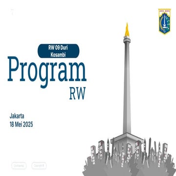 Materi Kampanye RW 09 Tahun pemilihan 2025 | PDF