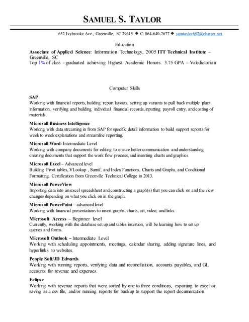 My Resume | PDF