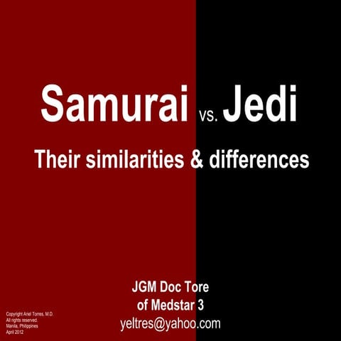 Samurai versus Jedi | PPS