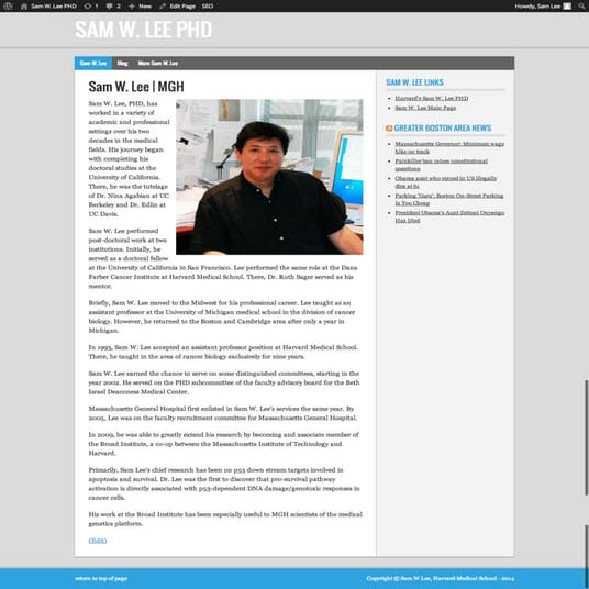 Sam W Lee, MGH | PDF