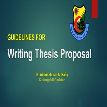 Sana'a University Guidelines for Writing Thesis Proposal.pdf