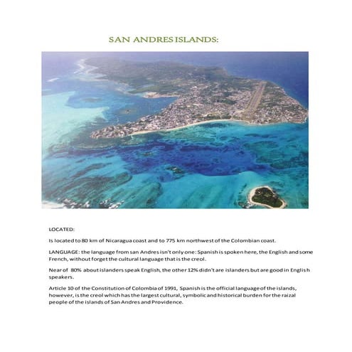 San Andres island | PPTX