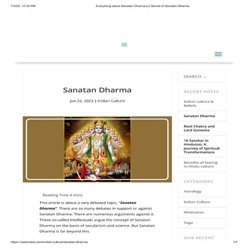 SANATAN DHARAM | PDF