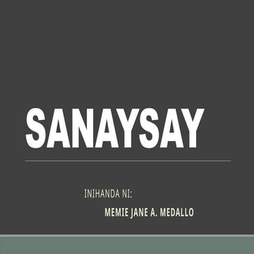 SANAYSAY Filipino 10 - Unang Kwarter.pptx