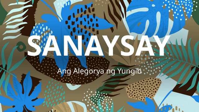 Pagsusuri sa Alegorya ng Yungib ni John Paul Chico.pptx