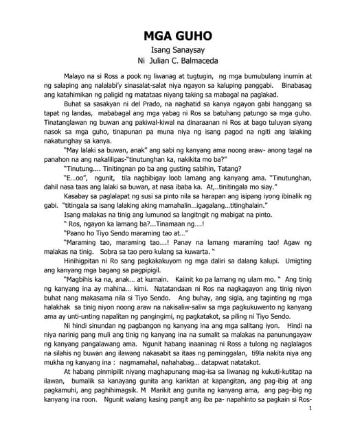 HALIMBAWA NG MGA DULA | DOCX