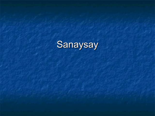Ano ang sanaysay | PDF