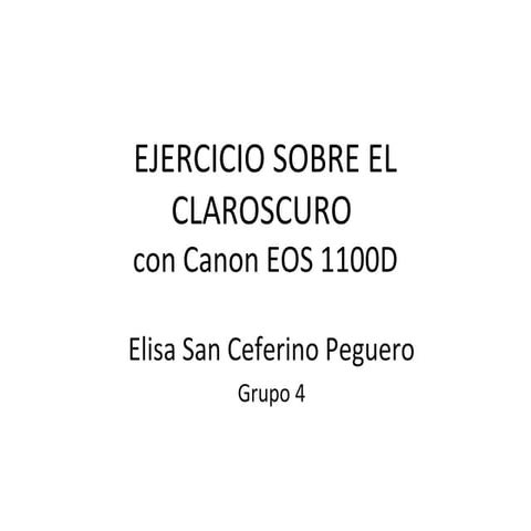Claroscuro | PPT