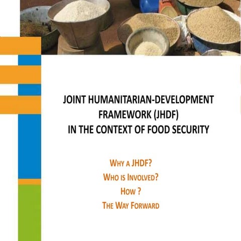 Joint humanitarian-development framework | PPTX