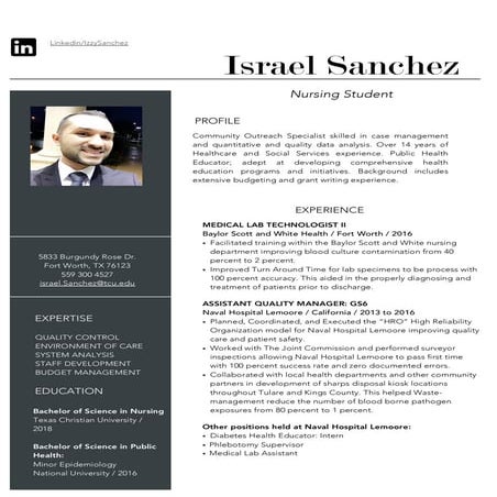 Israel Sanchez CV | PDF
