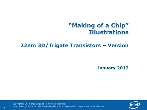 From Sand to Silicon“Making of a Chip” | PPT