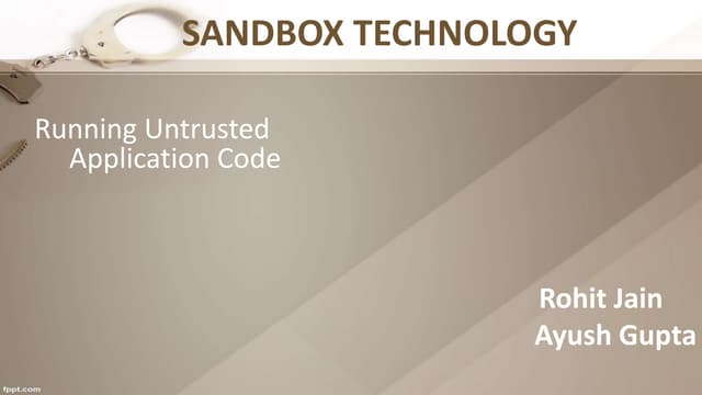 Sandboxing - Malware detection.pptx