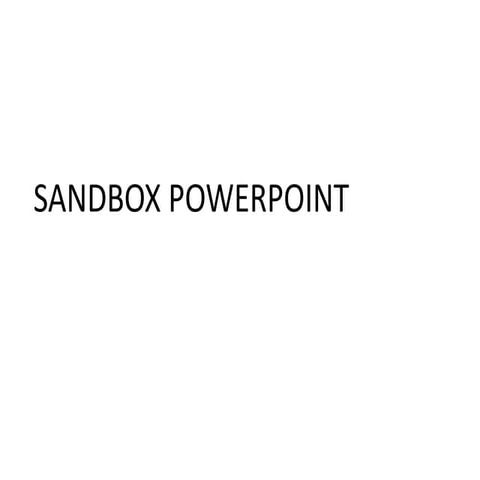 Sandbox powerpoint | PPTX | Astrology | Religion & Spirituality
