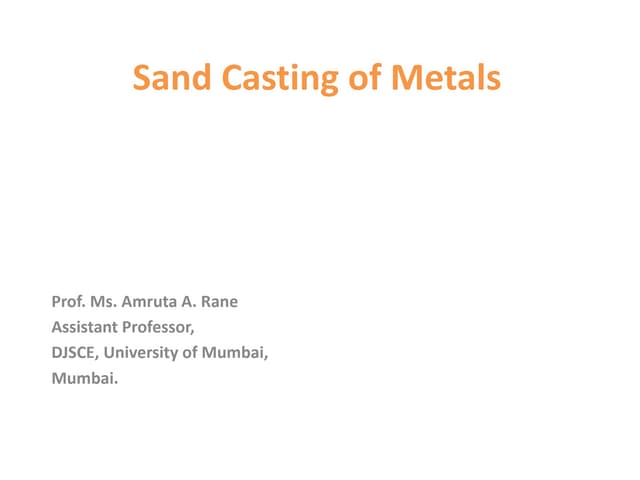 05) Gating System in CAsting of Materials | PDF