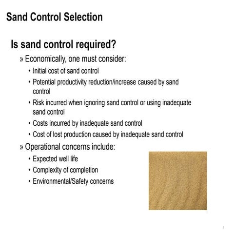 Sand Control Course Version.pdf | Geology | Science