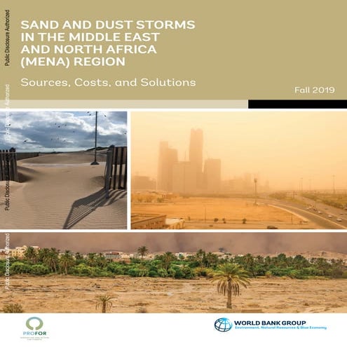 Sand dust storms middleeast northafrica MENA sources costs solutions ...