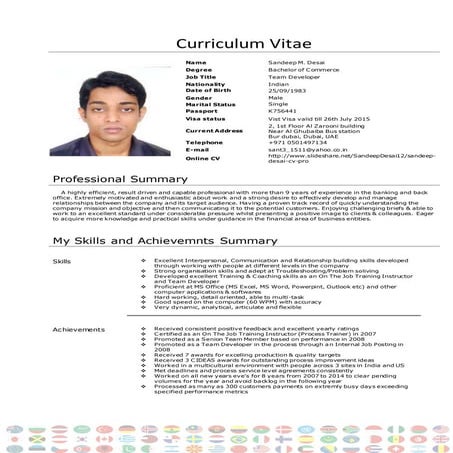 Sandeep desai cv pro | PDF