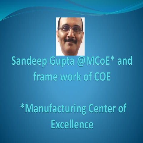 Sandeep gupta @mcoe frame work of coe | PDF