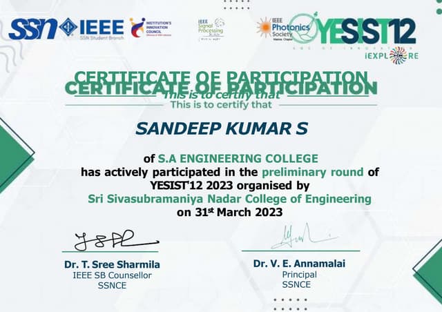 SANDEEP KUMAR S.pptx SANDEEP KUMAR S.pptx