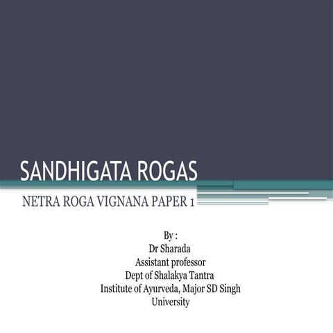 sandhigata rogas.,CLASSIFICATION,treatmentpptx | PPTX