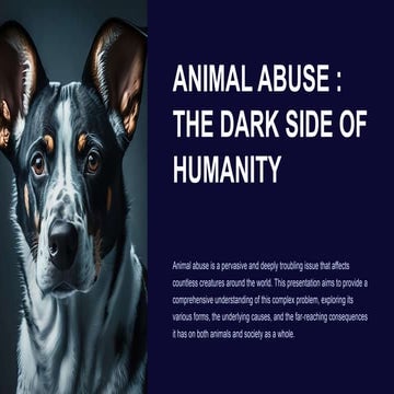 Animal abuse different types of abuse on animals | PPTX