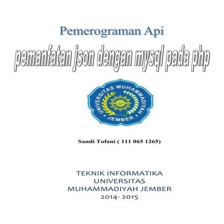 json dan mysql | DOCX