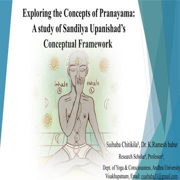 Exploring the Concepts of Pranayama: A study of Sandilya Upanishad’s ...
