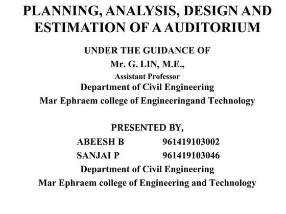 1. UNIT -I ESTIMATION OF BUILDINGS.pdf | Civil Engineering Industry ...