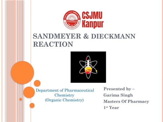 Benzene diazonium chloride by dr. pramod r. padole | PPT