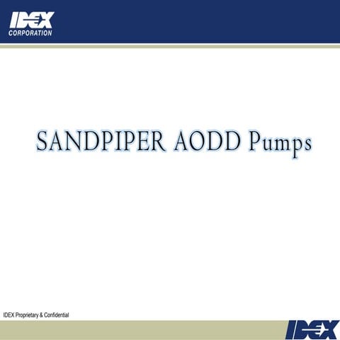 Sandpiper AODD Pump Operating Principle | PDF