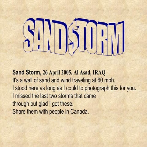 SANDSTORM | PPS